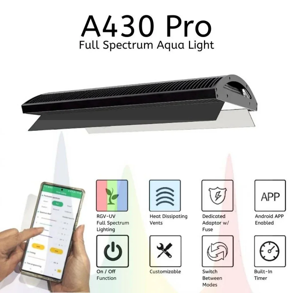 Week Aqua A430 PRO – RGB UV LED | Discus Store