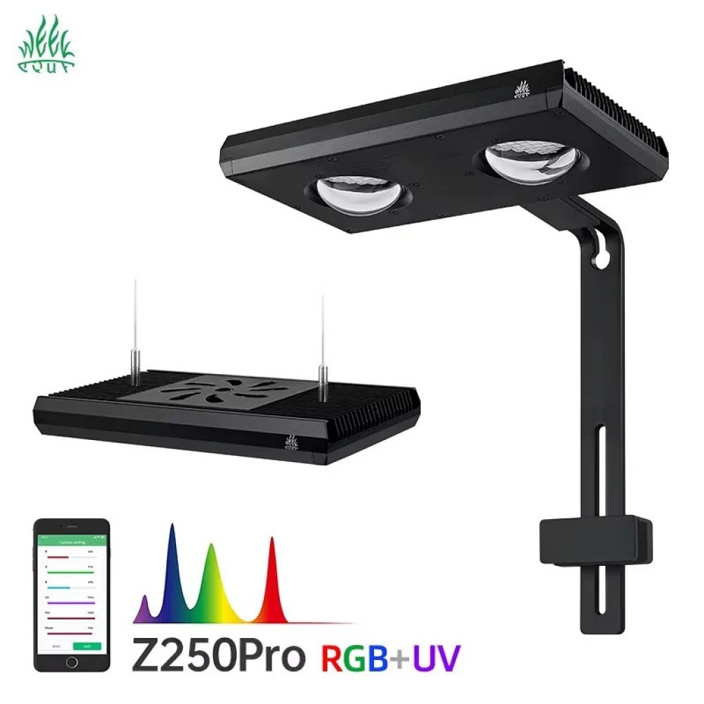 Week Aqua Z250 Pro RGB+UV LED Aquarium Lighting | Discus Store