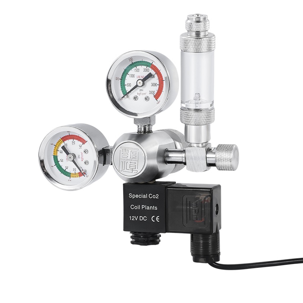 D01-14 CO2 reducer with solenoid valve - Discus Store